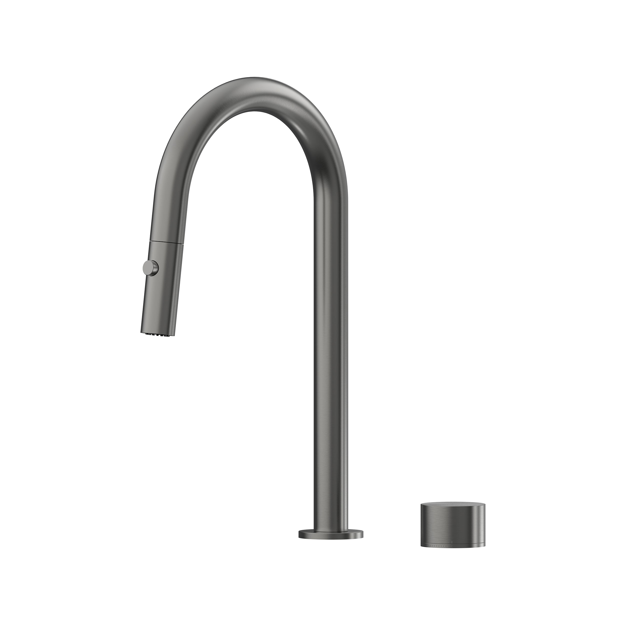 Cahya Hob Progressive Pull Out Spray Sink Mixer Set 200 Curved Spout ...
